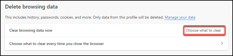 Troubleshooting cached login credentials in Microsoft Edge