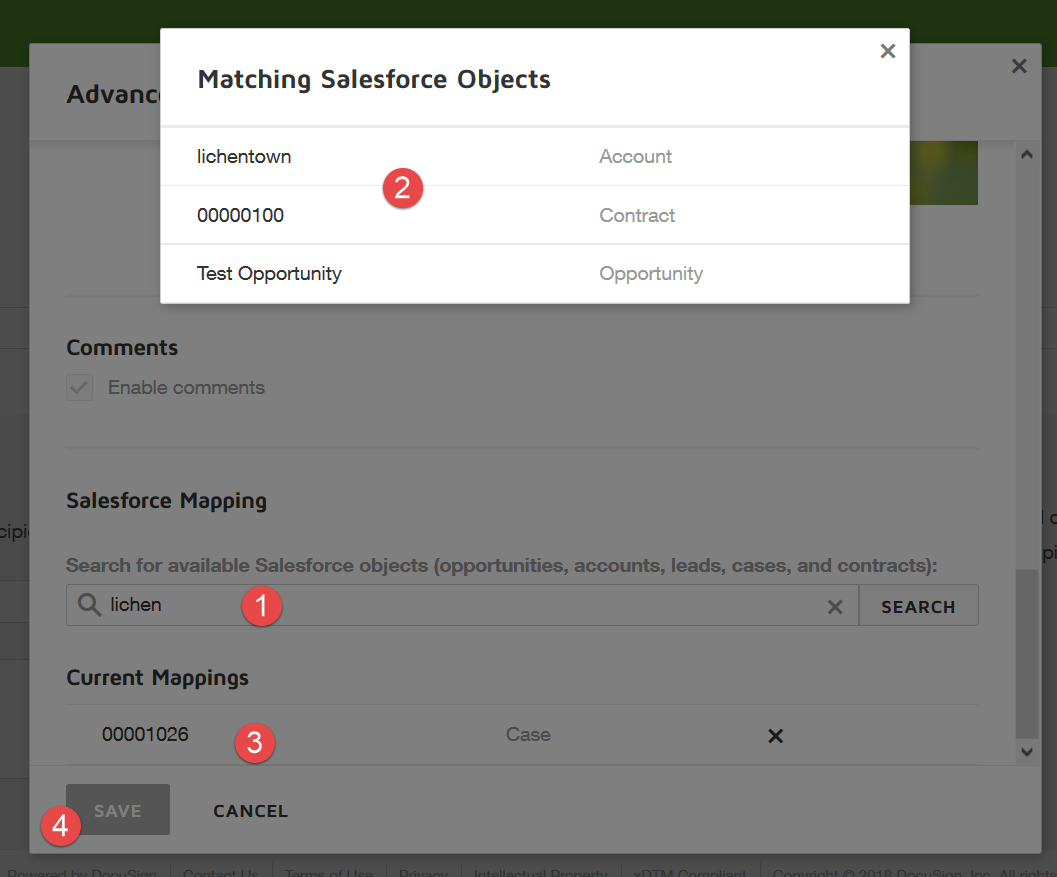 **Legacy** Docusign eSignature for Salesforce - How do I link an ...
