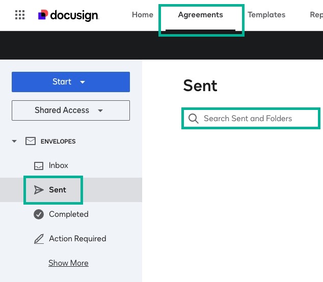 How do I access a signed Docusign document?