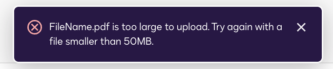 Issues uploading documents: common errors, causes, and solutions